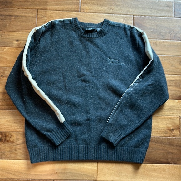 Harley-Davidson | Sweaters | Vtg Harley Davidson Moto Sweater | Poshmark